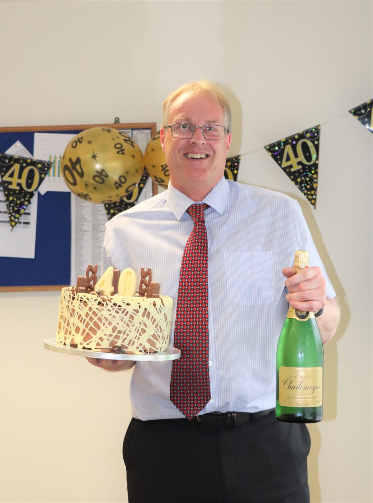 Andy Bloomfield celebrates 40 years - Ernest Doe