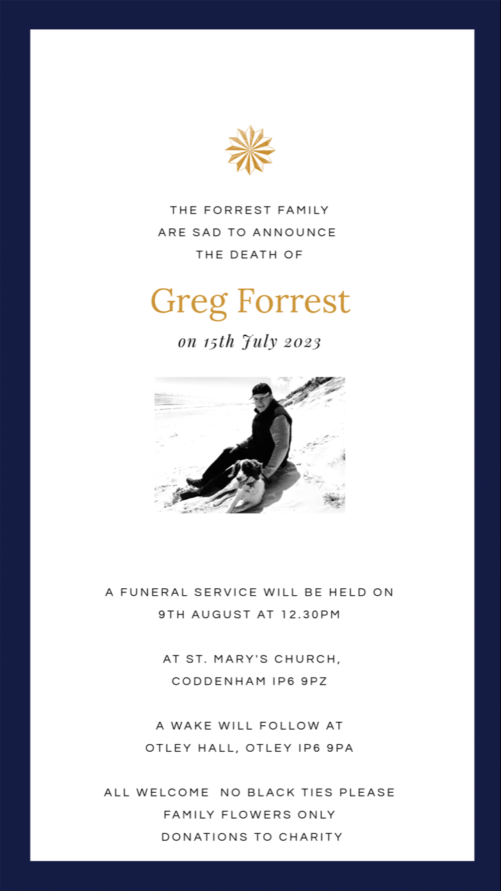 Greg Forrest - Ernest Doe