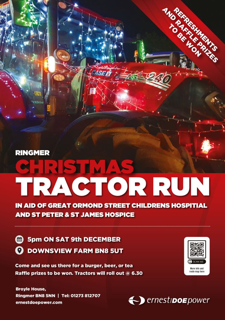 The Ringmer Christmas Tractor Run - Ernest Doe